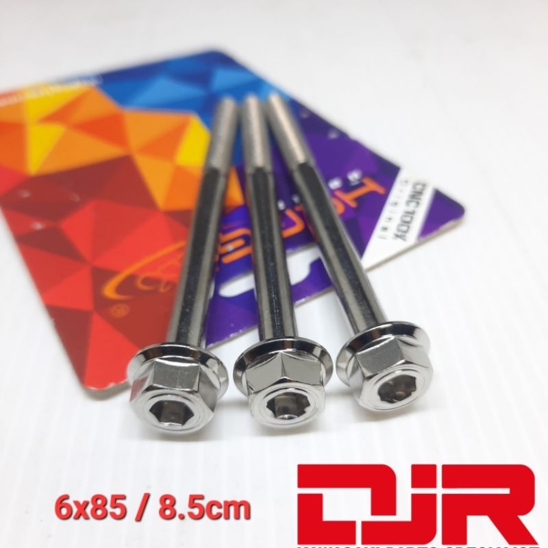 Jual baut 10 m6 model 2 kunci HEXAGON PROBOLT STAINLESS original heng thailand 1cm - 11cm ...