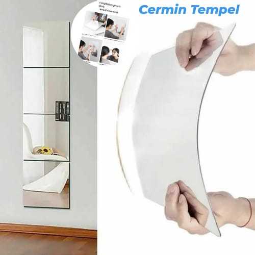 Jual KACA CERMIN AKRILIK TEMPEL DIY CERMIN TEMPEL FLEKSIBEL AKRILIK ...