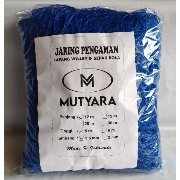 Jual MUTYARA JARING PAGAR PENGAMAN / PENGHALANG LAPANGAN VOLY & SEPAK ...