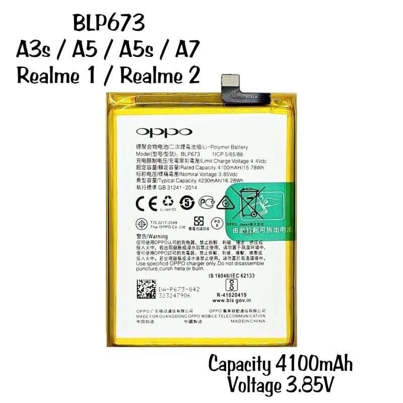 Jual PRO - Battery Original BLP673 - A3S - A5S - A12 - A7 - A31 - A11K ...