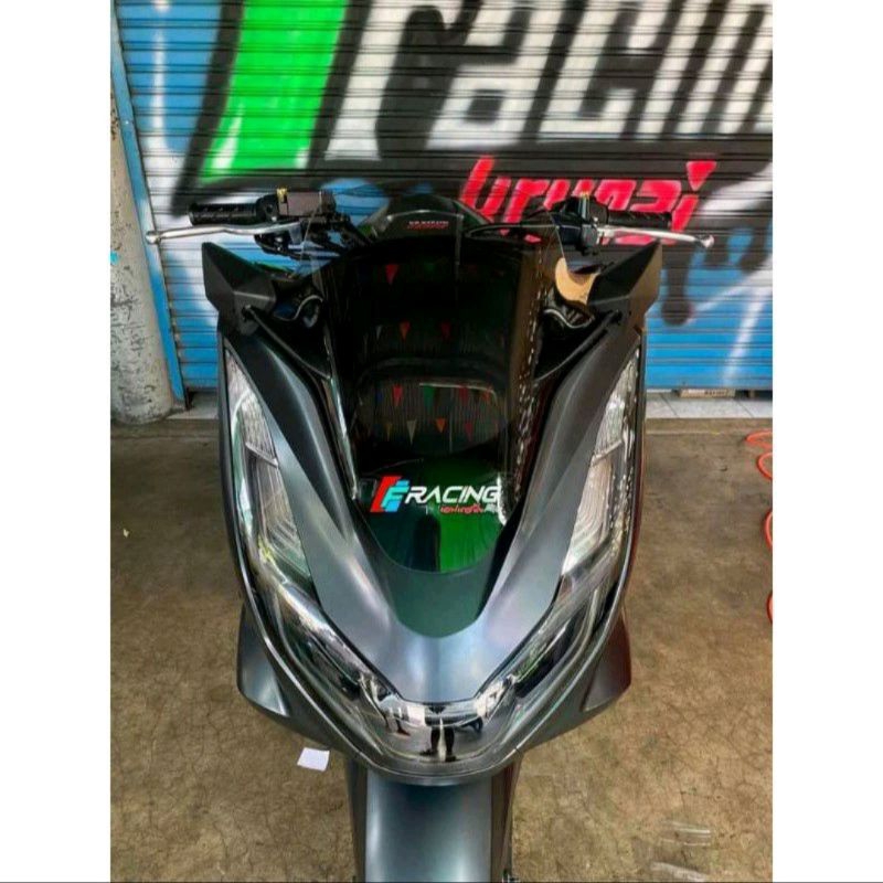 Jual Visor PCX 160 + spion 100% presisi - windshield PCX 160 + spion ...