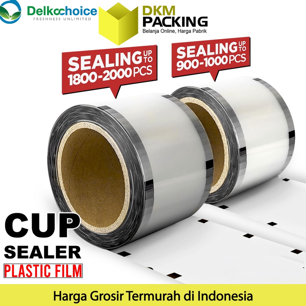 Jual Dijual PLASTIK CUP Sealer POLOS ROLL Seal Press Tutup Gelas 12 pcs ...