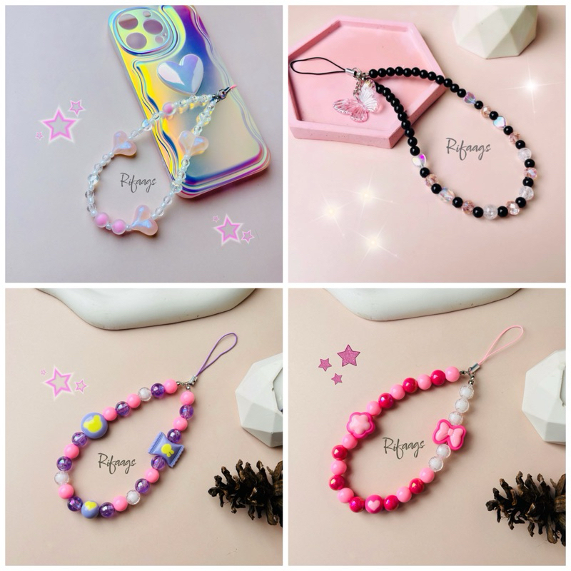Jual Gantungan HP bracelet gelang / Lanyard HP estetik / Phone Strap ...