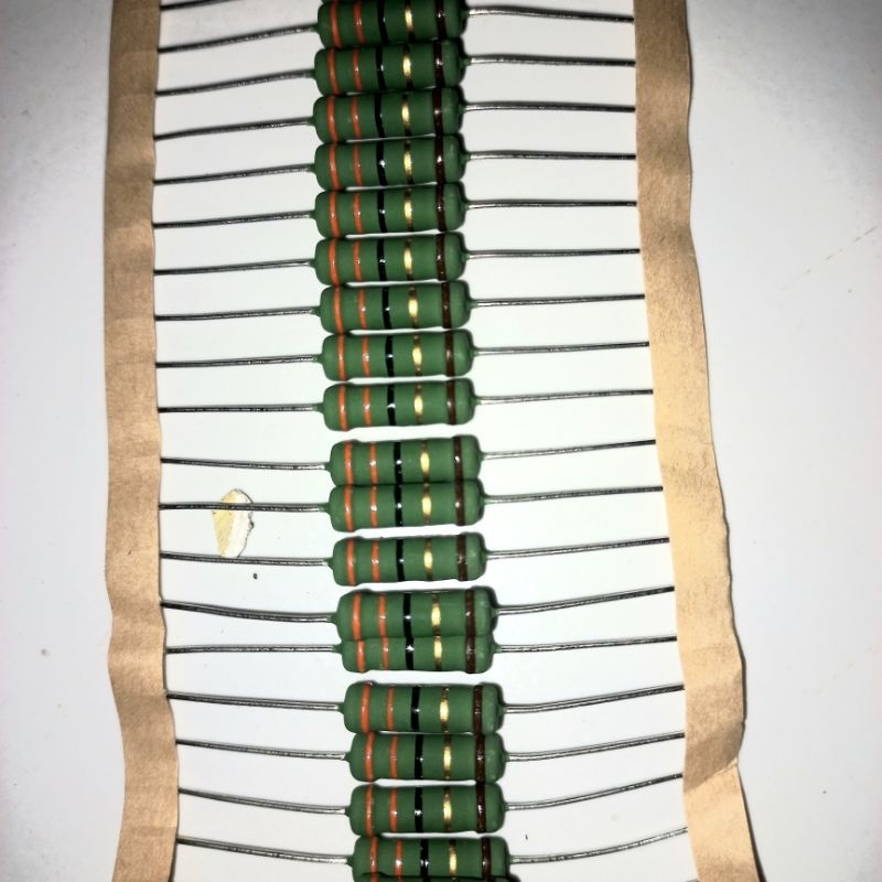 Jual resistor R 33OHM original japan ori asli oren oren hitam 2W oren ...