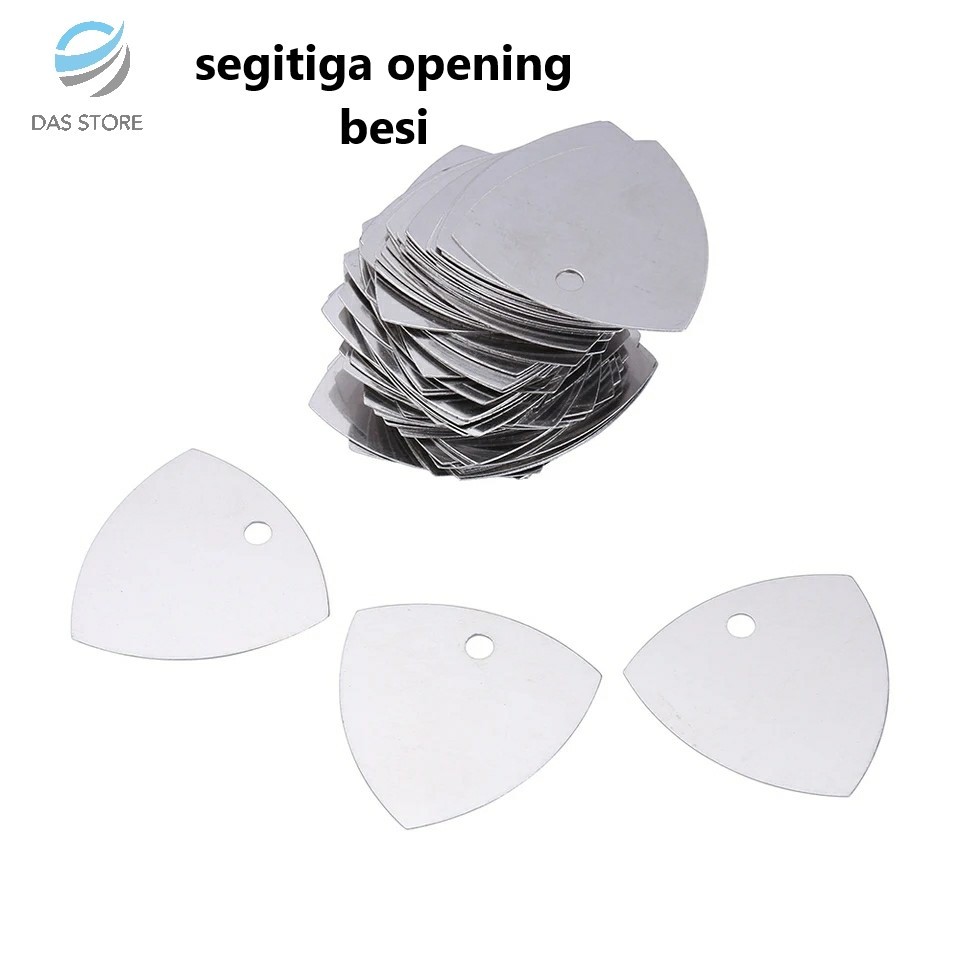 Jual ALAT BUKA SEGI TIGA OPENING TOOLS ROUNDED TRIANGLE PLAT BESI 3.3CM ...