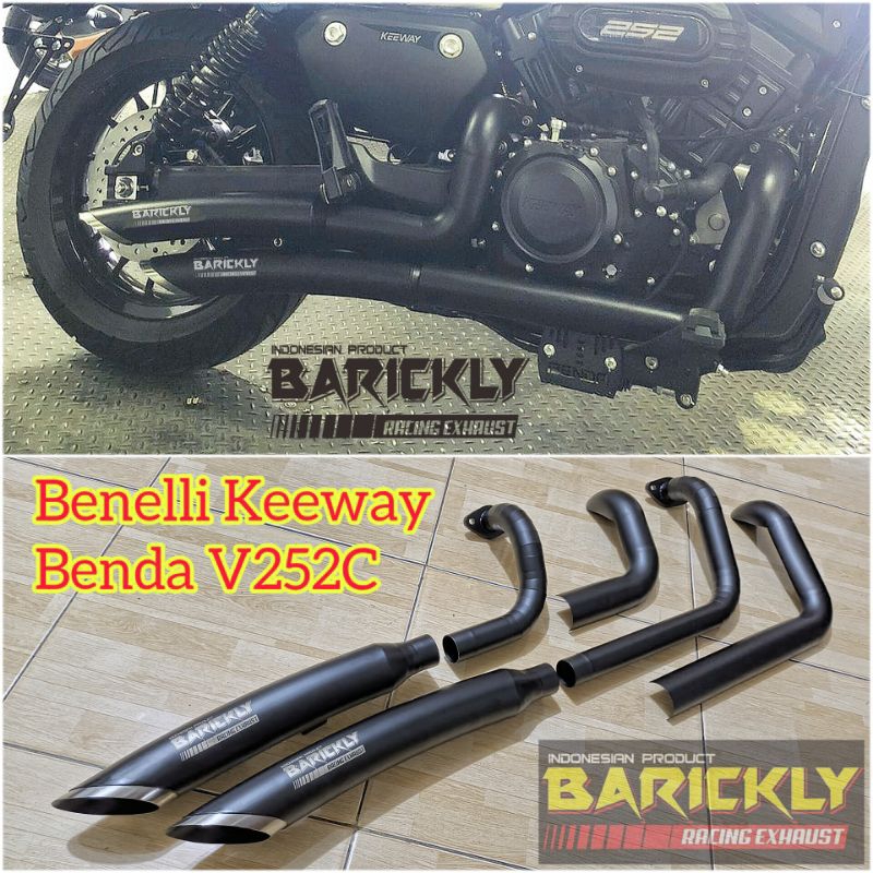 Jual Knalpot Custom Benelli Keeway Benda V252C V 252 C Barickly Racing ...