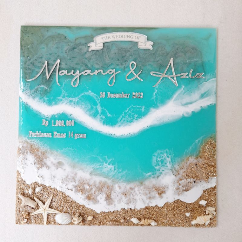 Jual Resin Laut mahar Resin mahar nikah custom | Shopee Indonesia