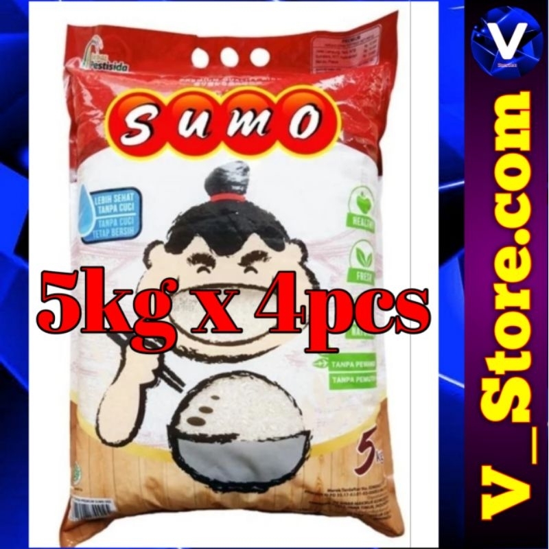 Jual Beras SUMO MERAH 20Kg KHUSUS INSTANT/BLUEBIRD | Shopee Indonesia