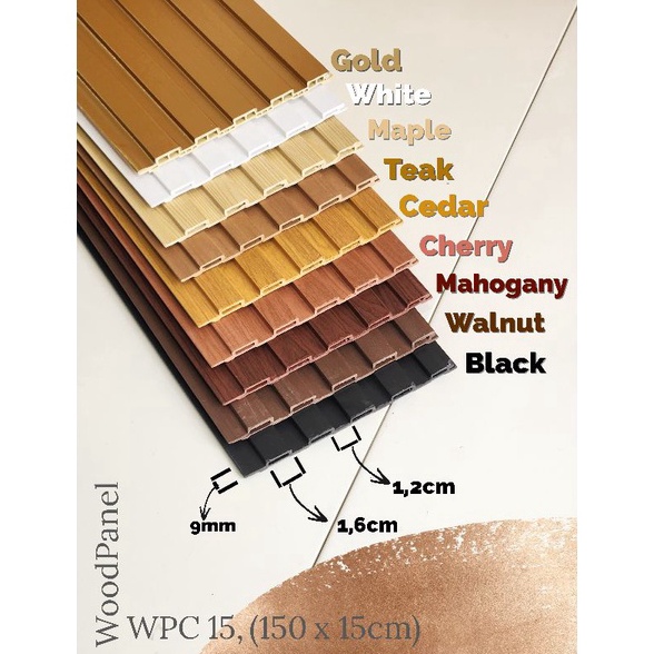 Jual Premium WPC WOOD PANEL 3D WALLPANEL Wall Panel PVC kayu bukan ...