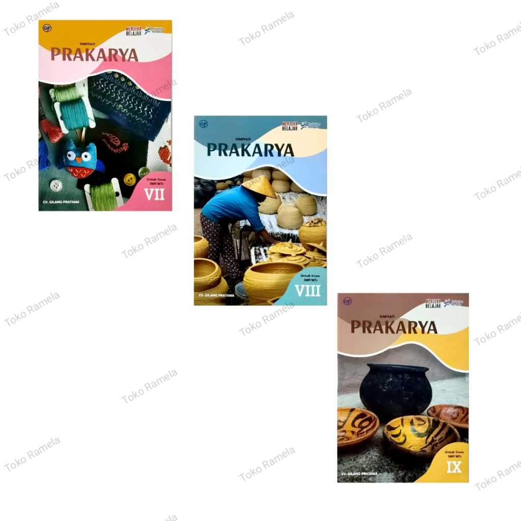 Jual BUKU PRAKARYA UNTUK SMP/MTS KELAS 7,8,9 KURIKULUM MERDEKA GILANG PRATAMA | Shopee Indonesia