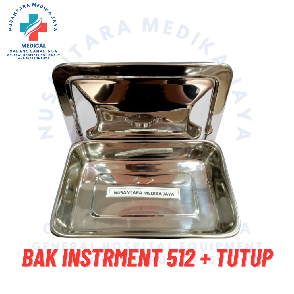 Jual Bak Instrumen Besar 512 + Tutup / Bak Instrument Stainless Steel ...