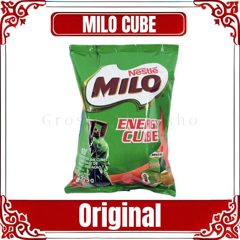 Jual MILO CUBE ORIGINAL ISI 100 - NESTLE MILO ENERGY HALAL | Shopee ...