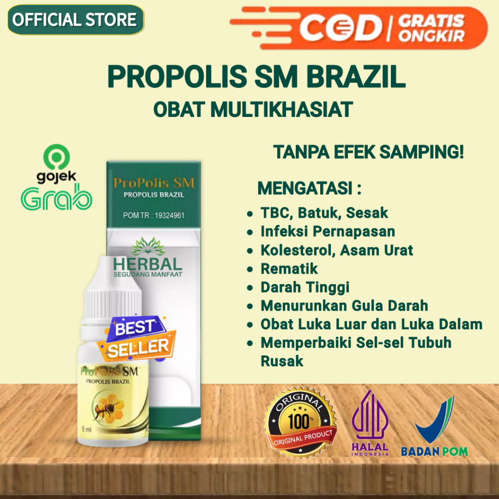 Jual Propolis SM Brazilian 100% Asli - Obat Hipertensi Tekanan Darah ...