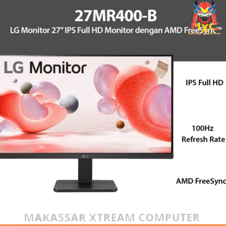 Jual MONITOR LED LG 27MR400-B 27 inch FHD 100HZ FREESYNC HDMI VGA | Shopee Indonesia