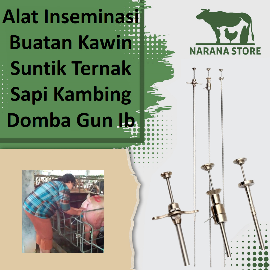 Jual Alat Inseminasi Buatan Kawin Suntik Ternak Sapi Kambing Domba Gun Ib | Shopee Indonesia
