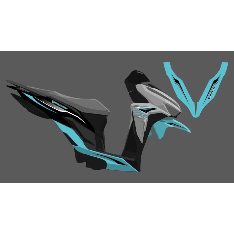 Jual STRIPING STICKER TRANSPARAN VARIO LED NEW GEN 1 VECTOR | Shopee ...