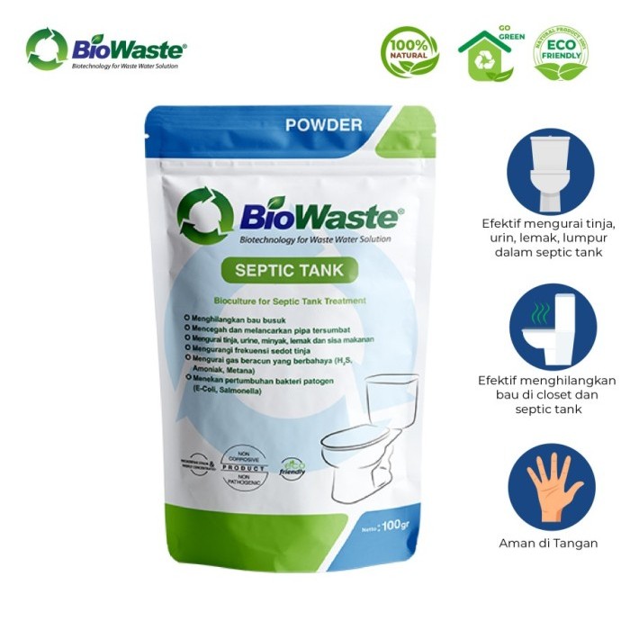 Jual Biowaste Bubuk Bakteri Pengurai Limbah 100 GRAM | Shopee Indonesia