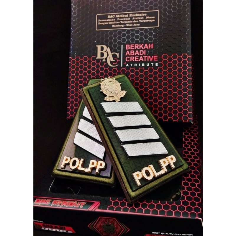 Jual Pangkat Pdh Pol Pp Kain Akrilik 2D Setir Exclusive | Shopee Indonesia