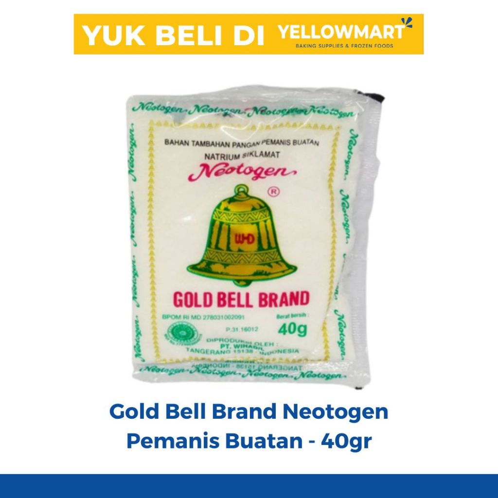 Jual Gold Bell Brand Neotogen Pemanis Buatan - 40gr | Shopee Indonesia