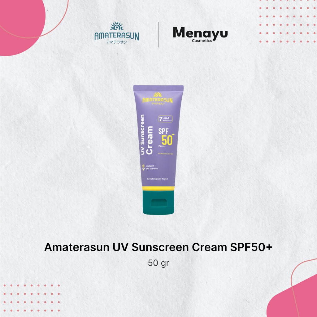 Jual Menayu - Amaterasun UV Sunscreen Cream SPF50+ PA+++ 50 gr | Shopee Indonesia