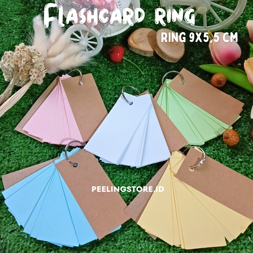 Jual FLASH CARD/FLASH CARD POLOS 50 LEMBAR | Shopee Indonesia