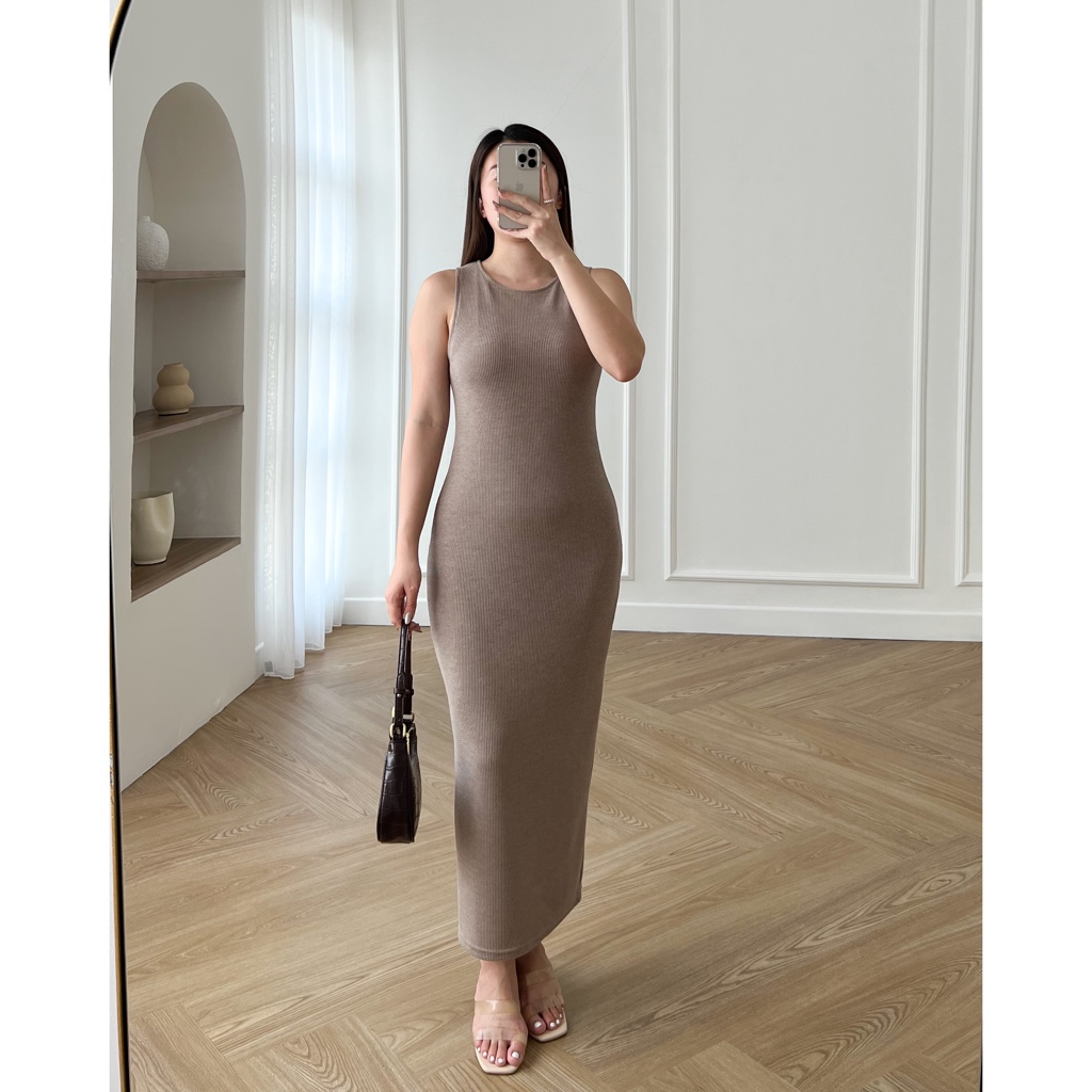 Jual [ Canary ] Jesva Knit Dress / Dress Wanita | Shopee Indonesia