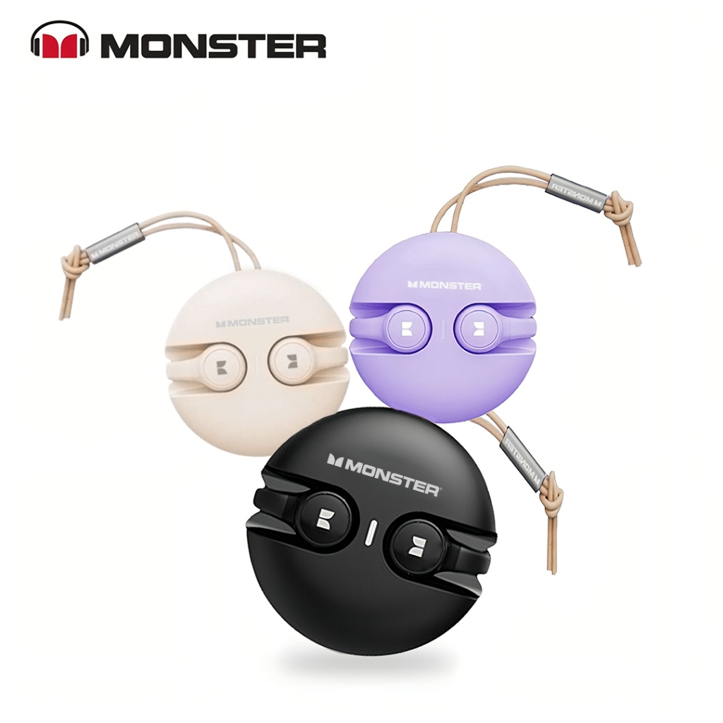 Jual Monster XKT21 Earphone TWS Ear Hook Bluetooth Headset Earbuds ...