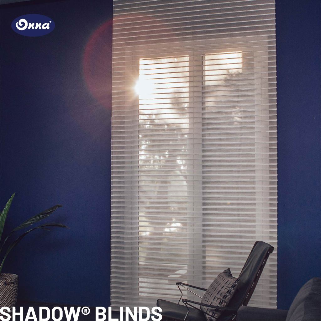 Jual Shadow Blinds Onna Dimout 55mm ( ukuran custom ) | Shopee Indonesia