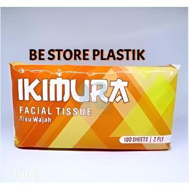 Jual Facial tissue tisu wajah ikimura softpack 180 sheet 2 ply (Berat ...