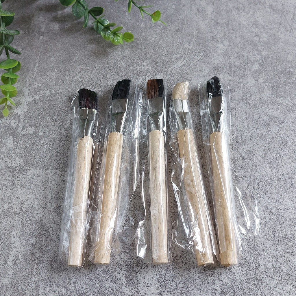 Jual Kuas oles kue gagang kayu serabut halus higienis anti rontok ...