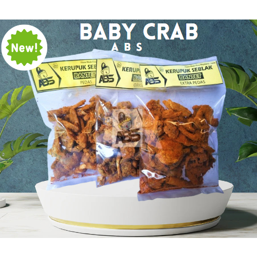 Jual KEPITING KRIUK BABY CRAB camilan seafood crab krips renyah Viral ...