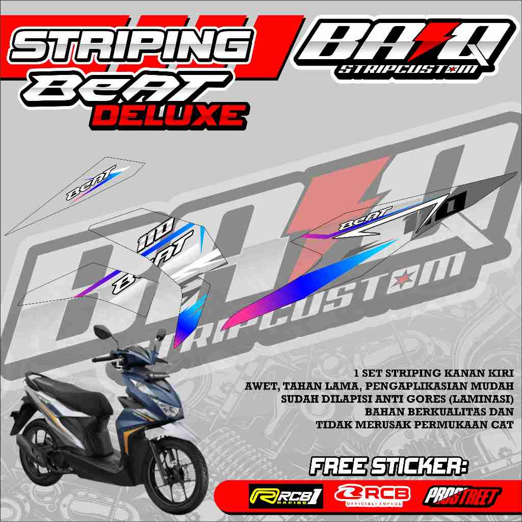 Jual STICKER STRIPING TRANSPARAN BEAT DELUXE - STICKER STRIPING BEAT ...