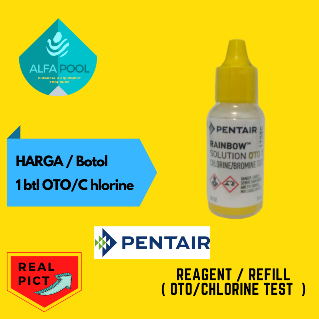 Jual Refil Tes kit / Oto Solution Pentair - Chlorine Bromine - Refill ...
