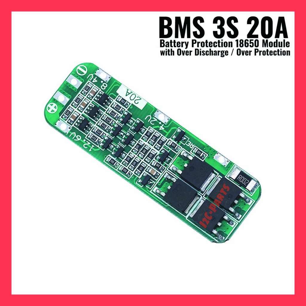 Jual BMS 3S 20A 12V 18650 Lithium Battery Charger Board Protection Module | Shopee Indonesia