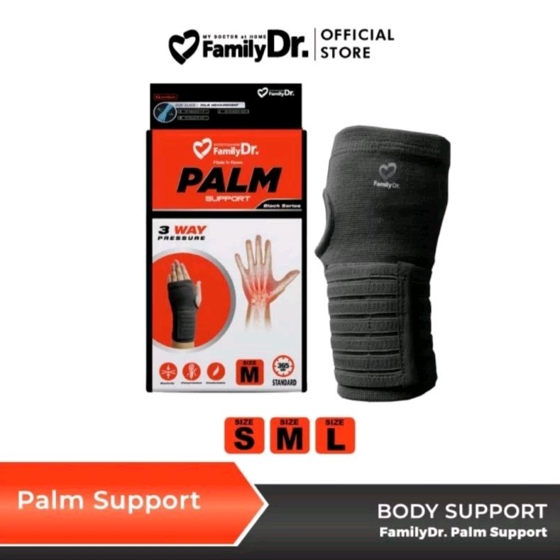 Jual FAMILY DR Palm Support Black | Deker Telapak Tangan Family Dr ...