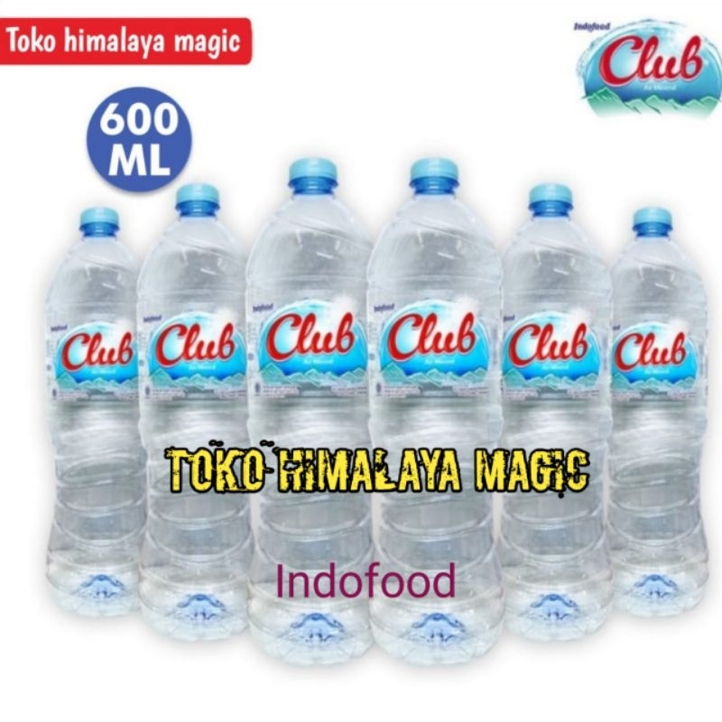 Jual Club air mineral 600 ML 1 Karton 24 botol | Shopee Indonesia