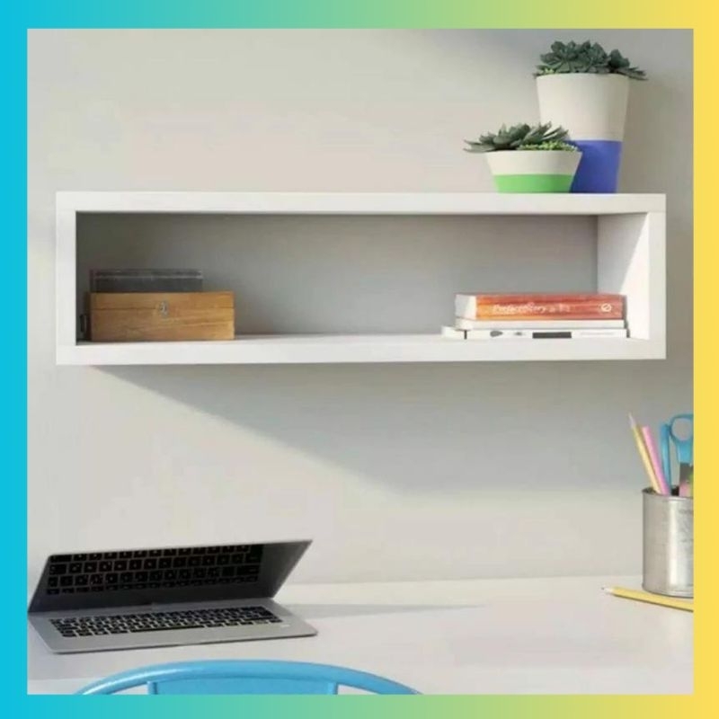 Jual Rak Ambalan Kayu Persegi Panjang Rak Minimalis Tempel Dinding ...