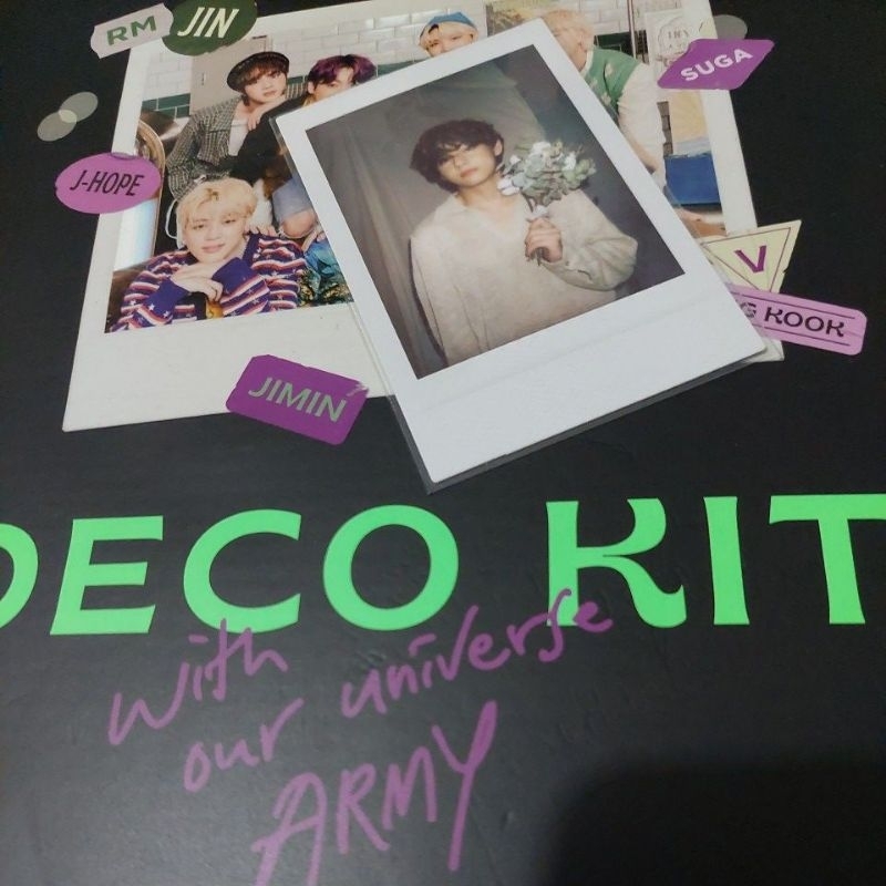 Jual BTS DECO KIT 2022 Official Polaroid V Kim Taehyung | Shopee Indonesia