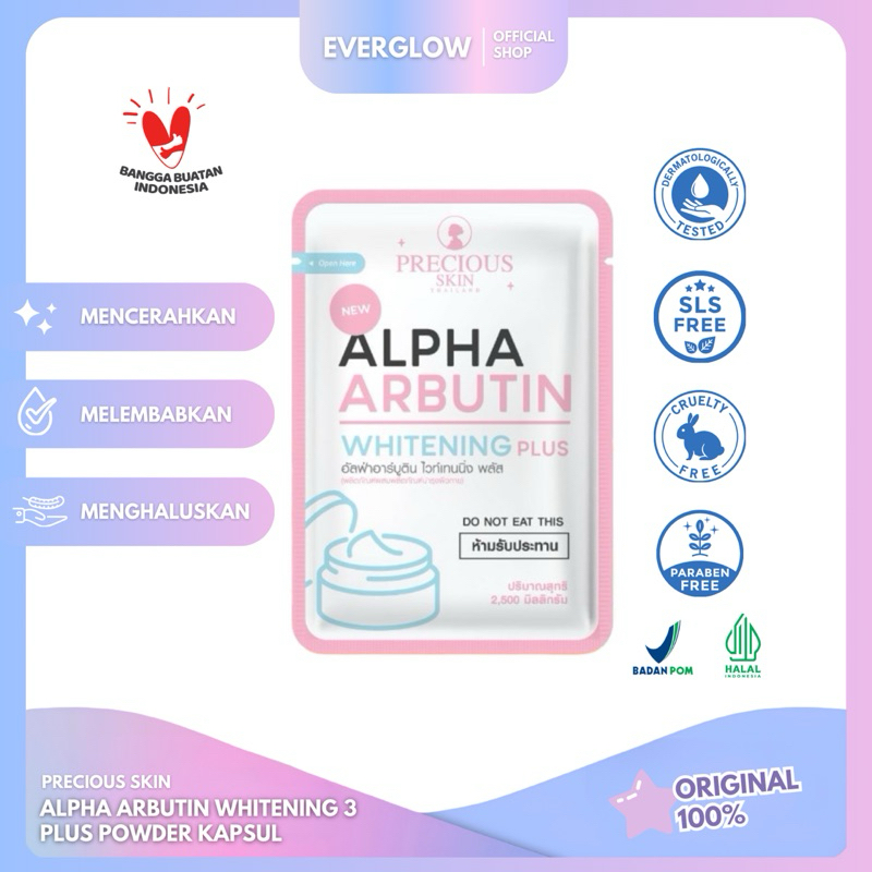Jual Precious Skin Thailand Alpha Arbutin Whitening 3 Plus | Powder ...