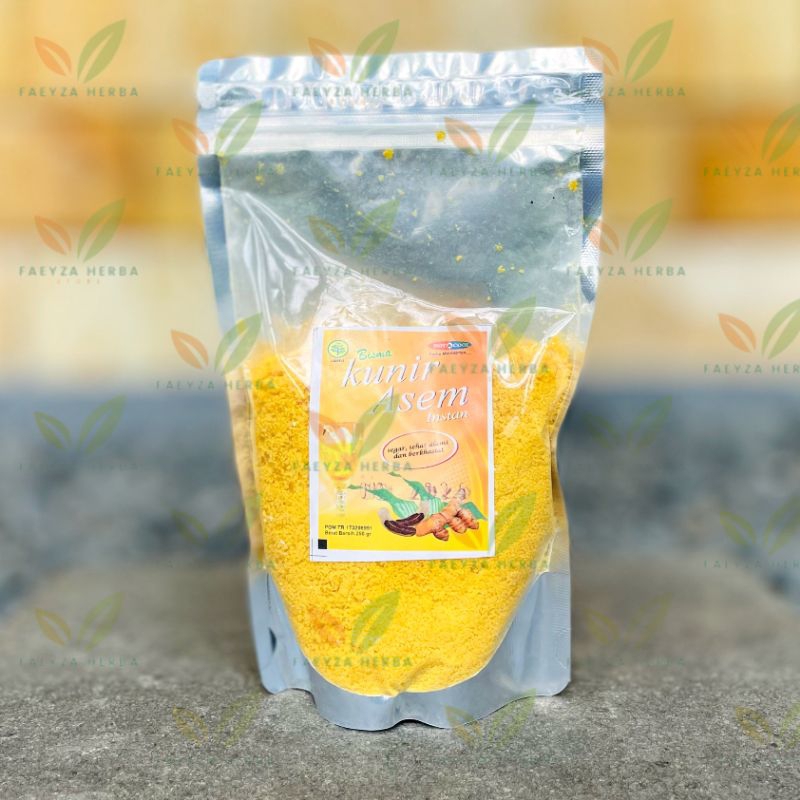 Jual 250gr Kunir Asem Instan Bisma Sehat Tanpa Ampas Kunyit Asam Bubuk ...
