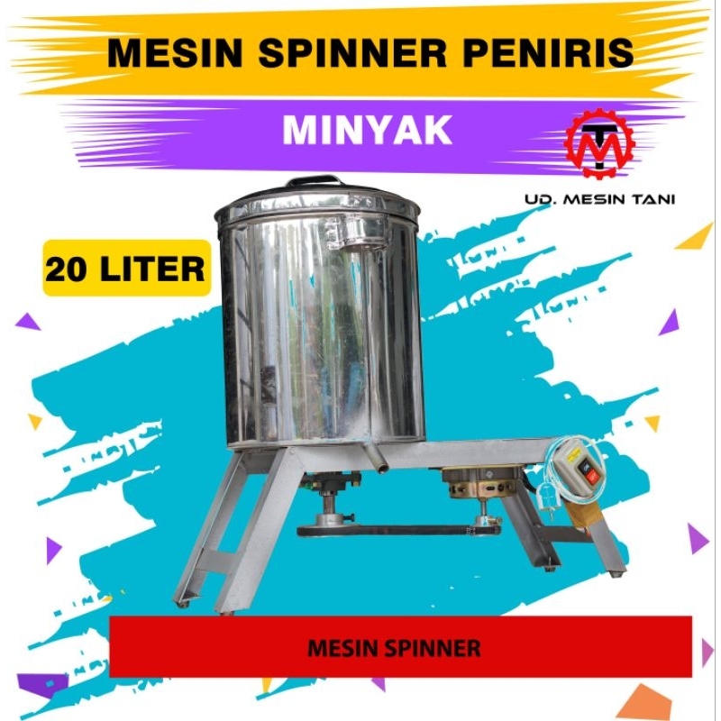 Jual Mesin Spinner Peniris Pengering Minyak Kapasitas 20 liter | Shopee ...