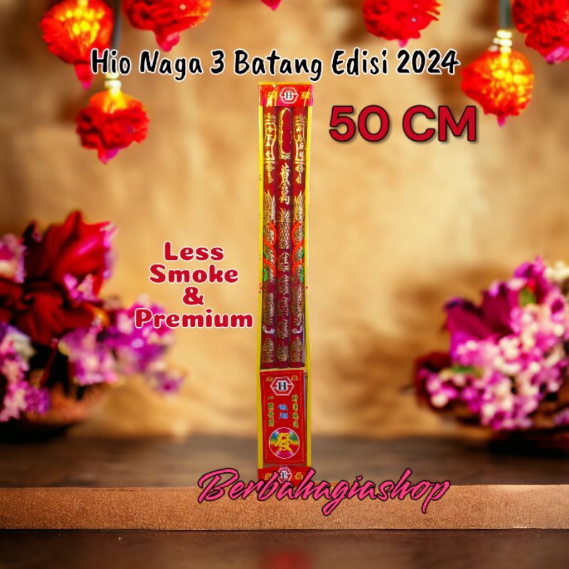 Jual Hio Dupa Naga Merah 3 Batang Edisi Imlek 2024 Premium Bebas Asap ...