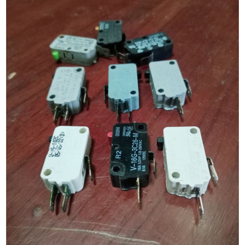 Jual Micro Switch Saklar Mikro 2 dan 3 Pin Kaki/copotan pintu Microwave ...