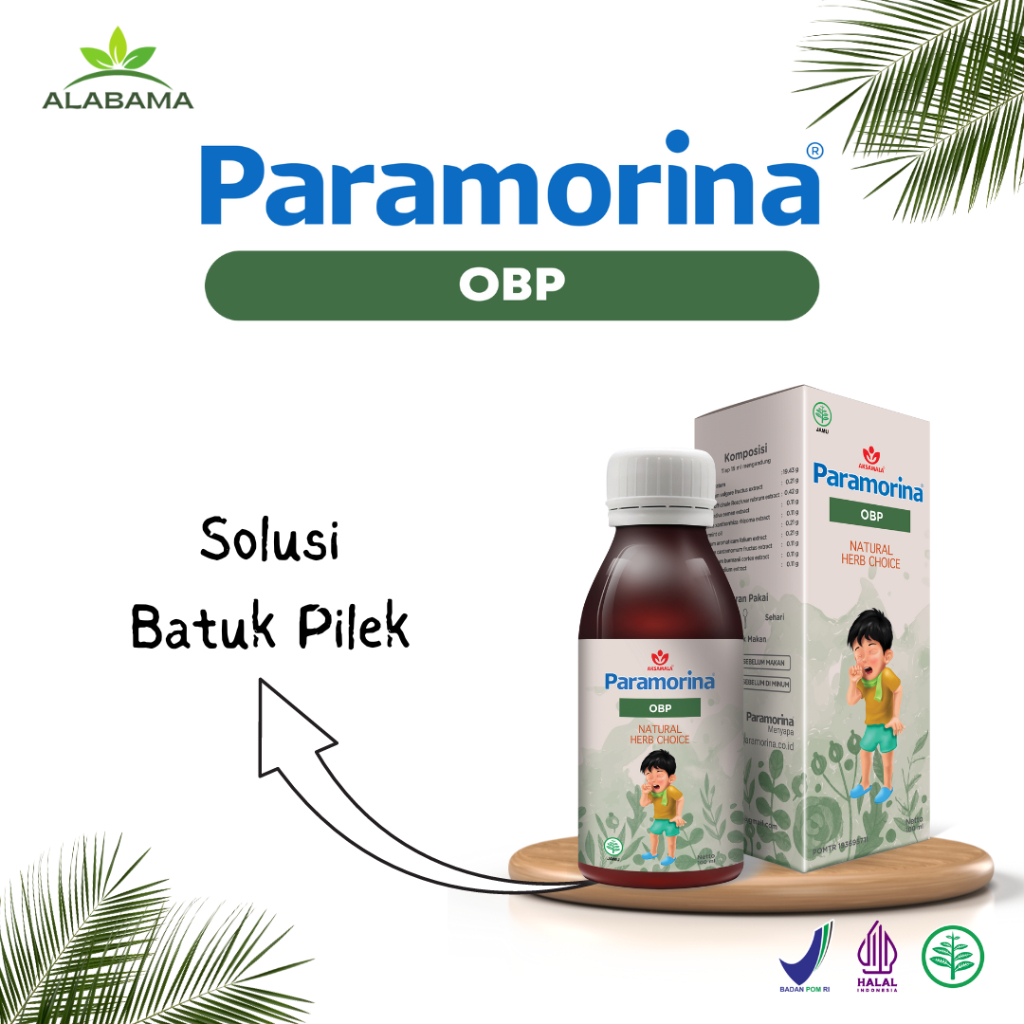 Jual PARAMORINA OBP (Obat Batuk Pilek) Vitamin Batuk Pilek Anak usia 2 ...