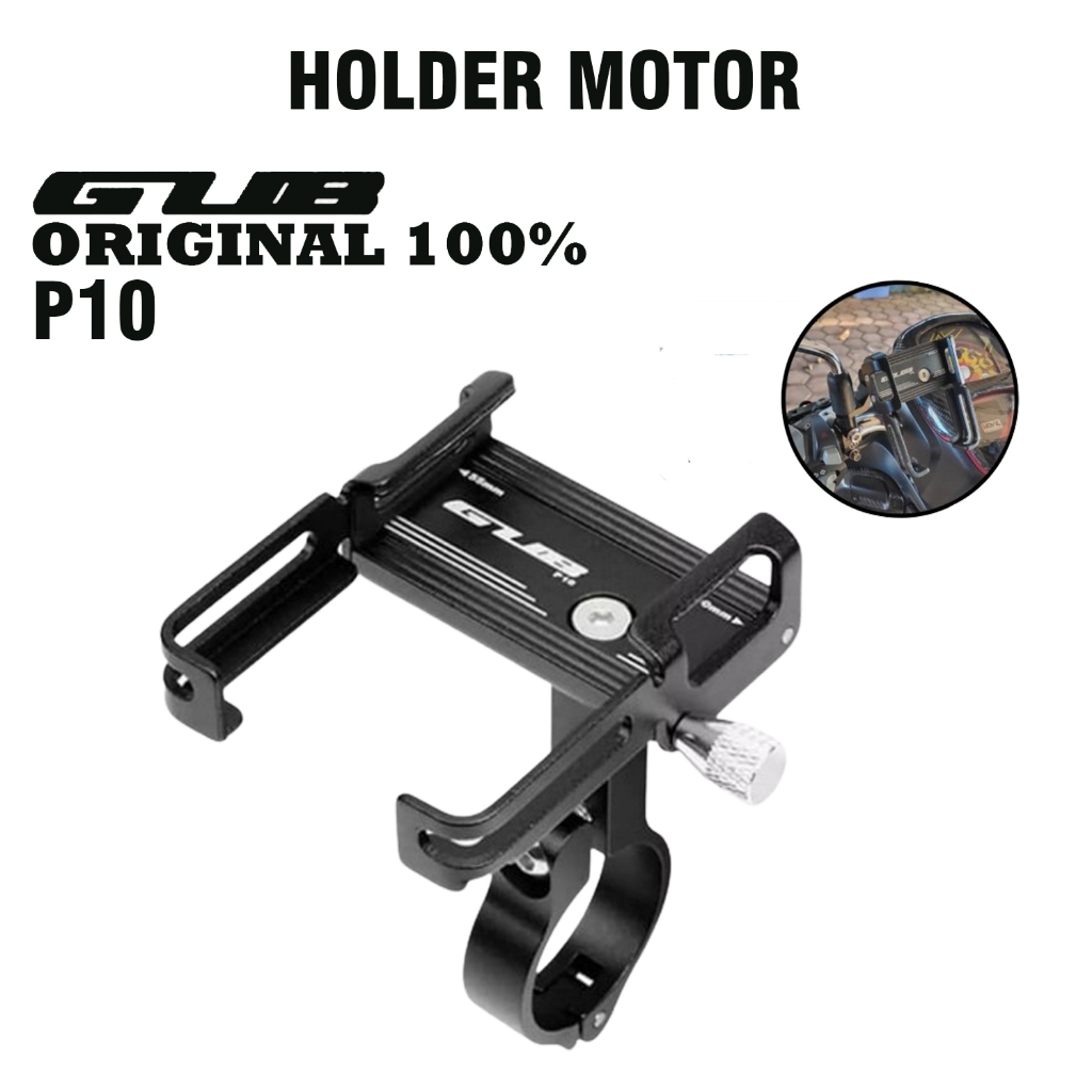 Jual RG HOLDER HP GUB P10 Orginal Phone Holder Dudukan Tempat Hp Sepeda Motor Gub Alumunium ...