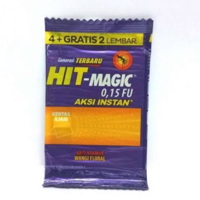 Jual HIT MAGIC KERTAS 4+2 LEMBAR WANGI FLORAL | Shopee Indonesia