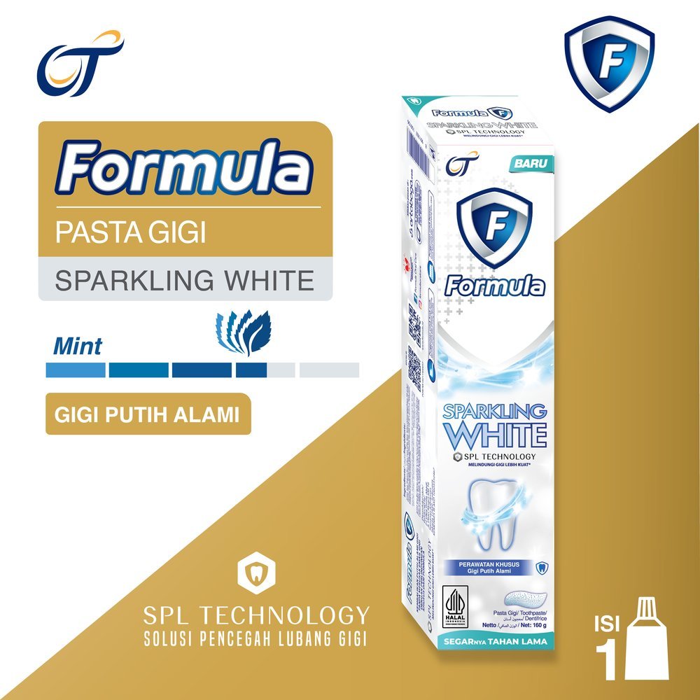 Jual FORMULA Pasta Gigi Sparkling White 160g | Shopee Indonesia