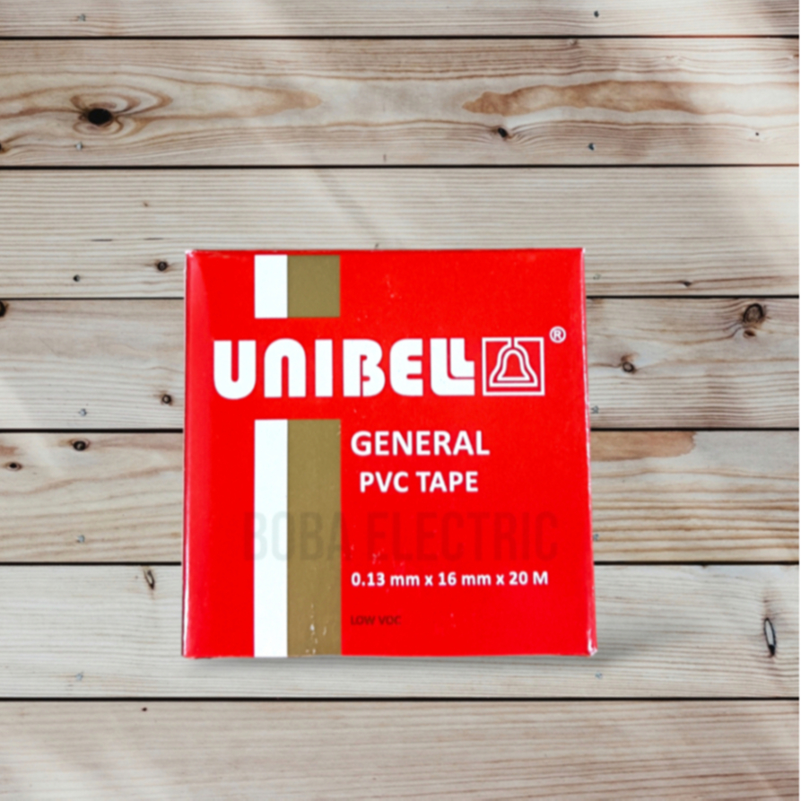 Jual Lakban Kotak Unibel/ Isolasi Kabel Listrik/ Lakban Hitam/ General ...