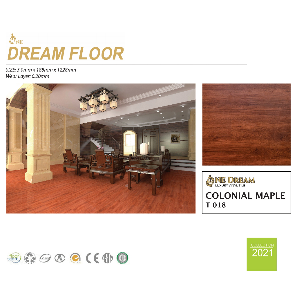 Jual Laiv Vinyl Luxury Flooring / Lantai Vinyl Tebal 3mm / ONE DREAM ...
