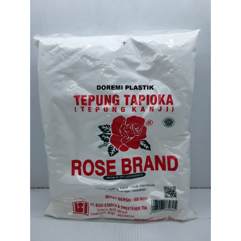 Jual Tepung Tapioka/ Kanji Rose Brand 500 Gram | Shopee Indonesia